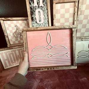 Western PINK Signs *made to Order* - Etsy