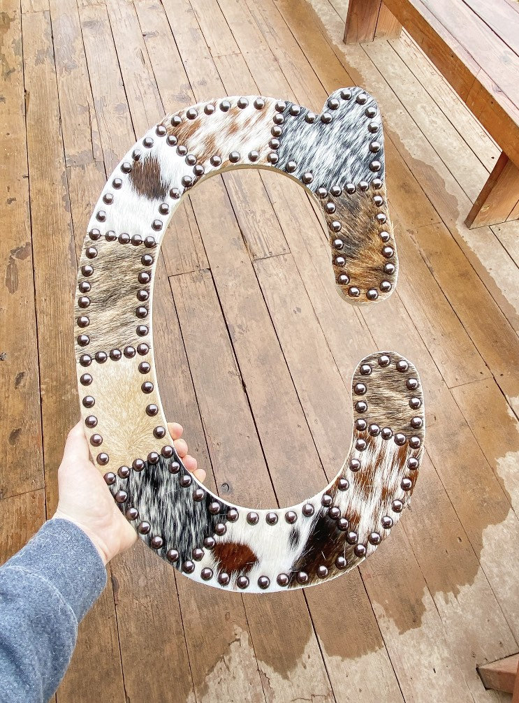 18 Mixed Hair on Hide Letter MADE TO ORDER | Etsy