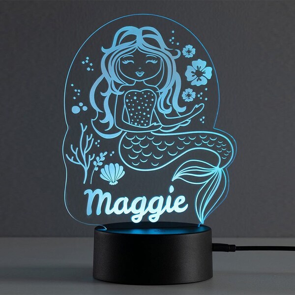 Mermaid Night Lights - Etsy
