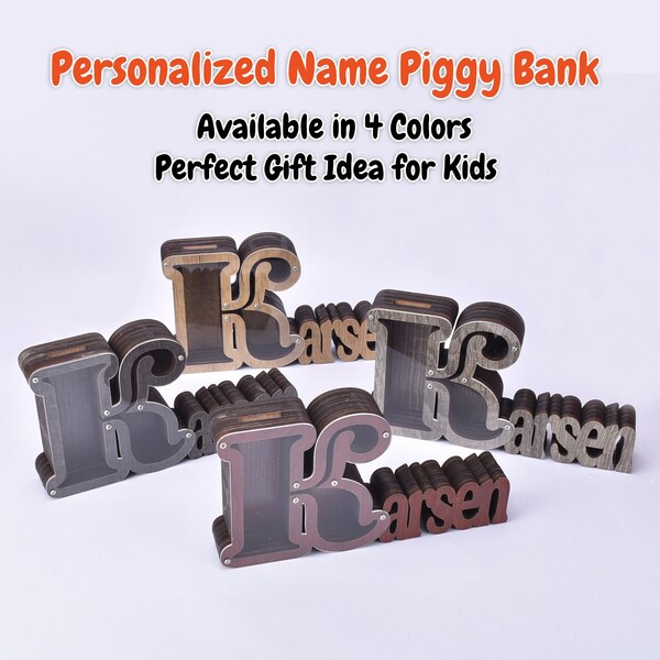 Large Alphabet Bank - Etsy