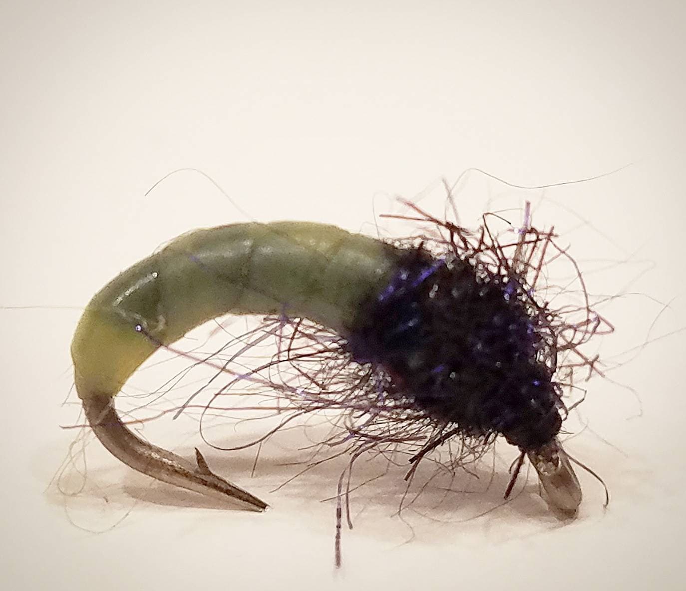 Green Caddis, Nymph, Rock Worm, Fly Fishing Fly, Flies, Size 14, Trout ...