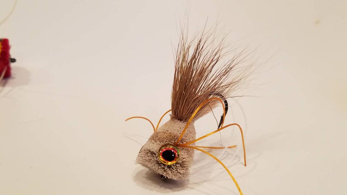 Deer Hair Popper Bass Flies Bass Bug Deer Hair Fly | Etsy