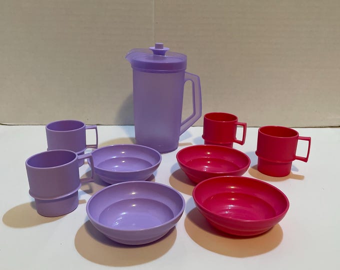 Children's Tupperware Pretend Play Set - Etsy