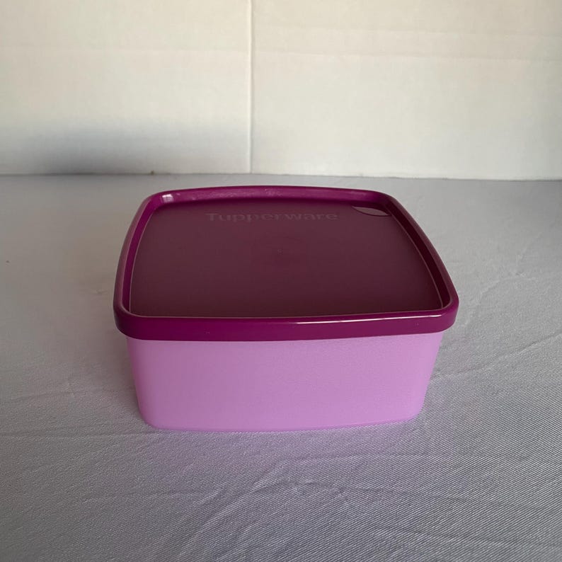 Tupperware Square Container - Etsy