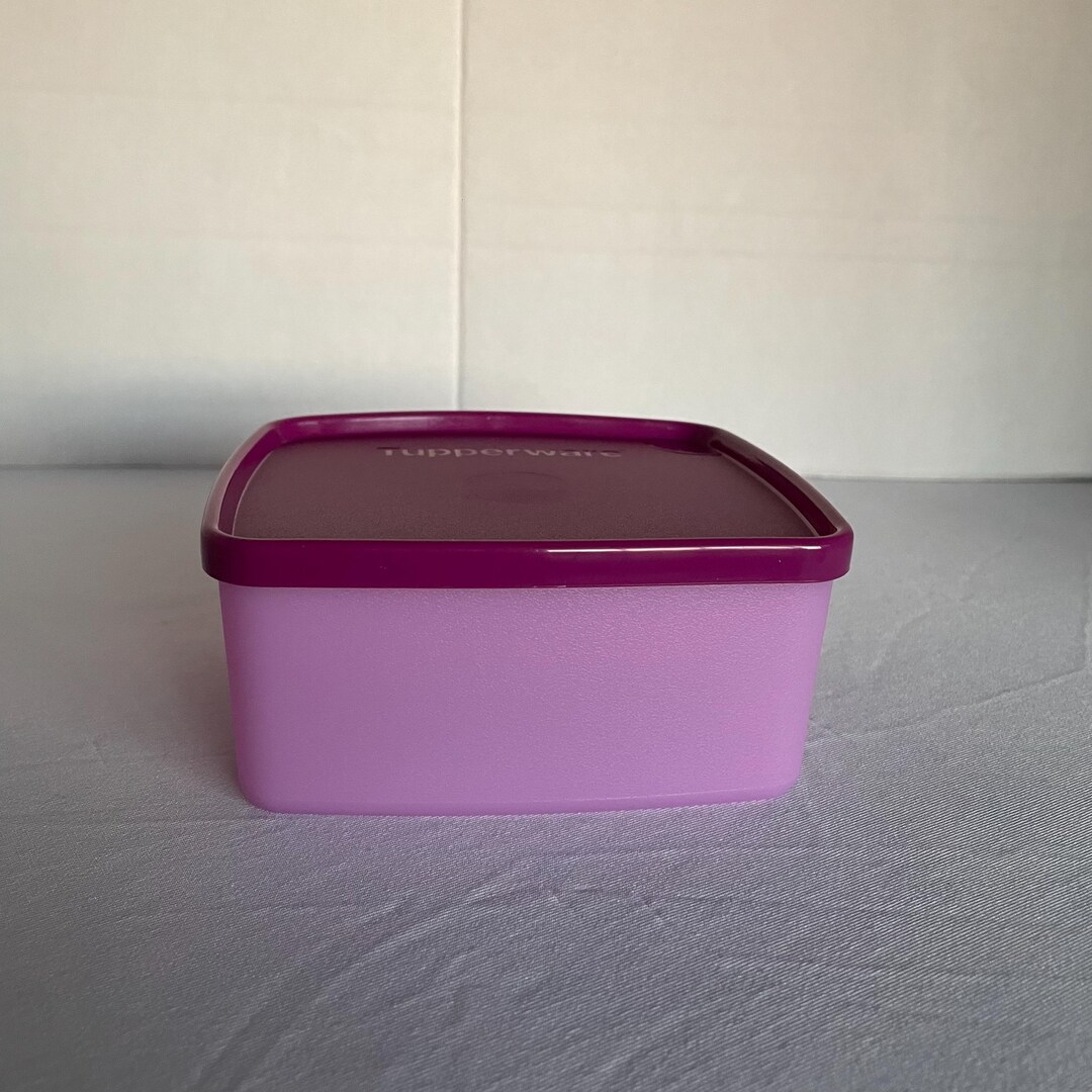 Tupperware Square Container - Etsy