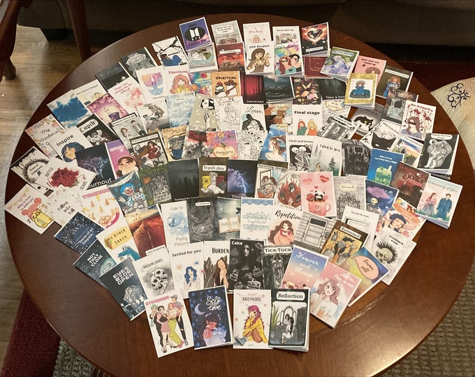 Choose 4 Zines Illustrated Mini Zine Bundle - Etsy