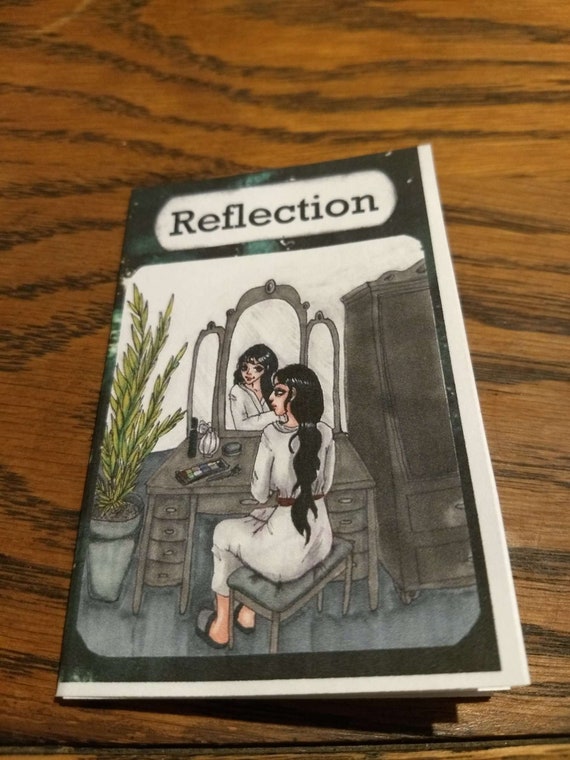 Reflection Horror Mini Zine Short Story Comic | Etsy