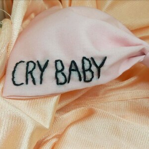 Cry Baby Tear Inspired Embroidered Hair Bow - Etsy