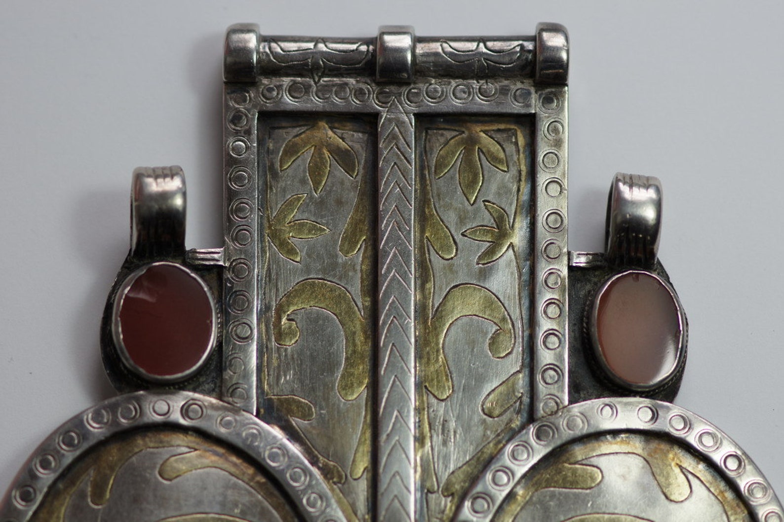 Turkmen Tekke Asyk Pictorial Pendant, Ethnic Jewelry, Central Asia ...