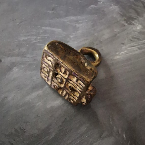 Antique Old Bronze Body Stamp From India Ethnic Tribal | Etsy