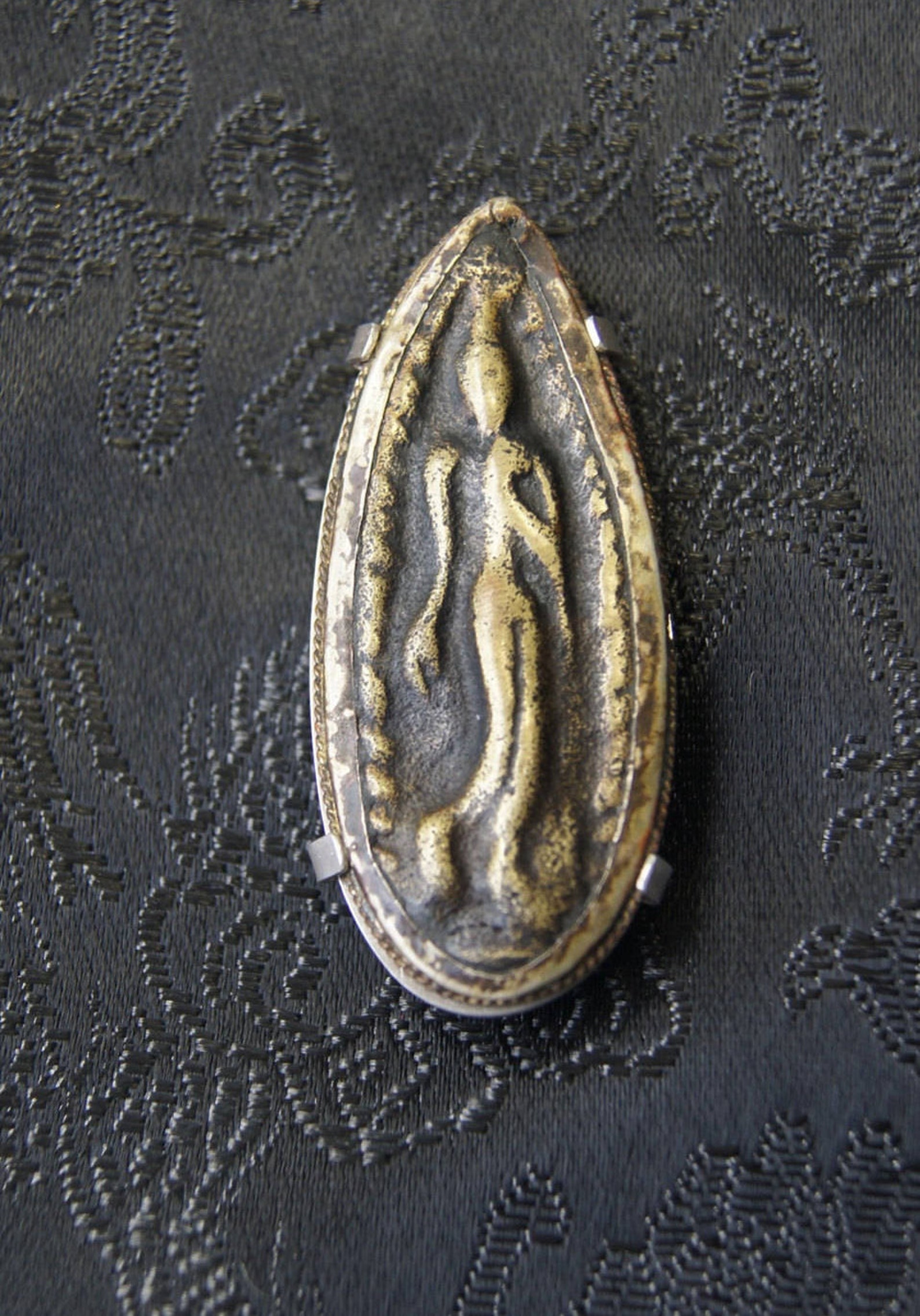 Old Thai Buddhist Amulet Sterling Silver Brooch Pin - Etsy
