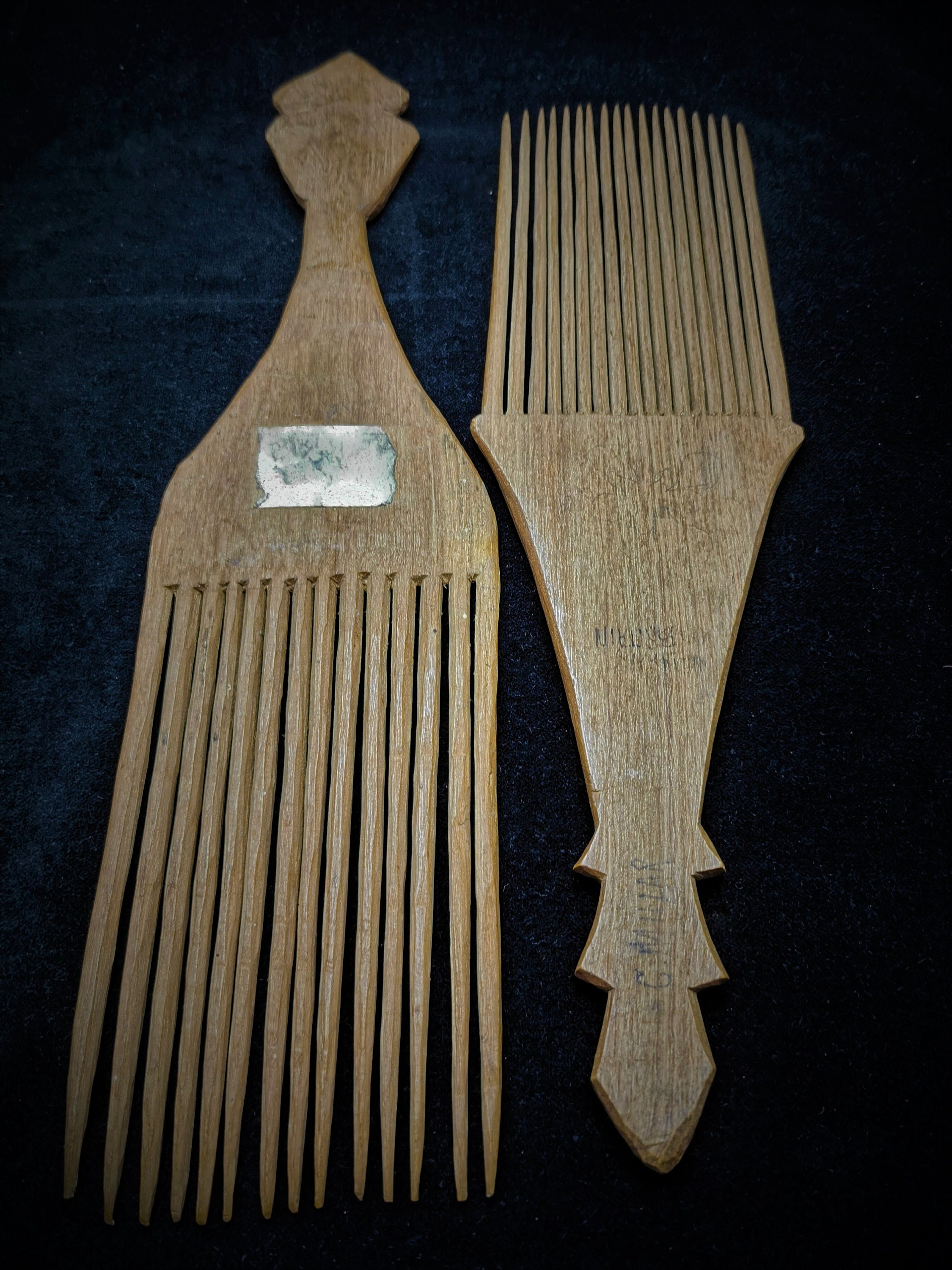 Two Vintage Ethnic Ceremonial Combs From Fiji, Collectible, Tribal - Etsy