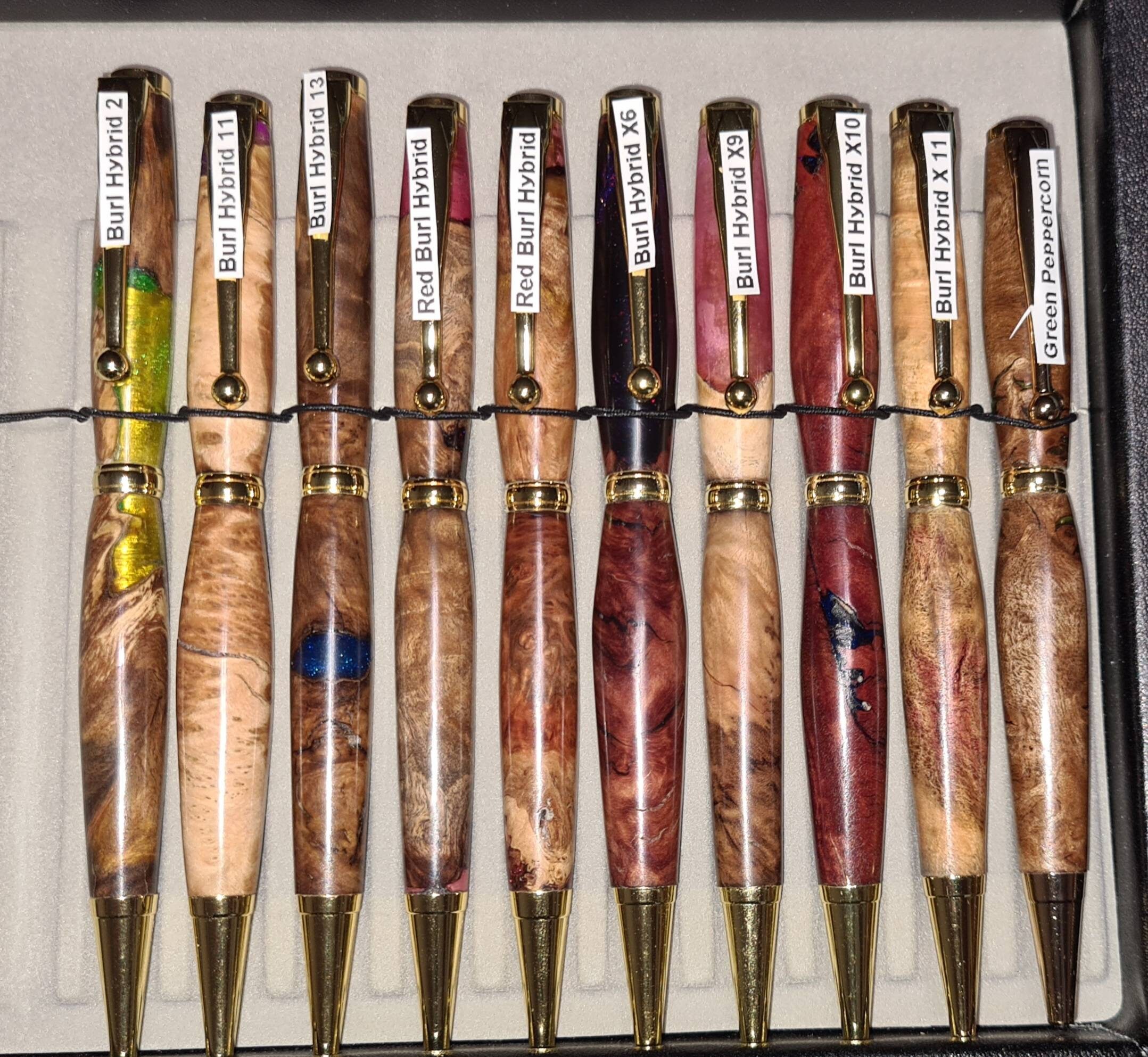 Handmade Wooden Twist Pens.slimline Ballpoint Twist.epoxy - Etsy