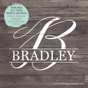 Large Monogram - Etsy