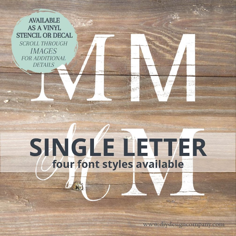 Letter Stencils - Etsy