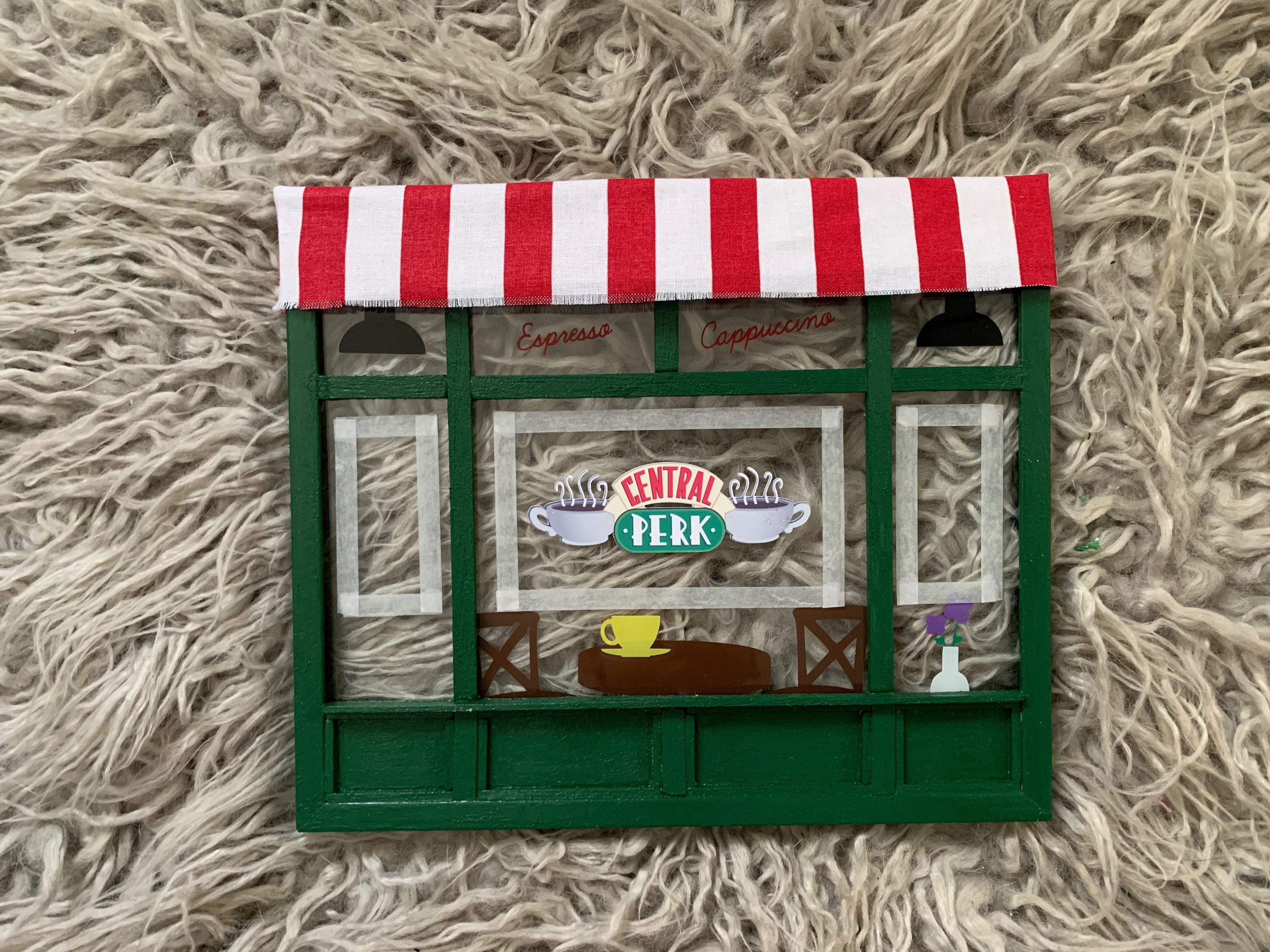 Central Perk Miniature Window Display - Etsy