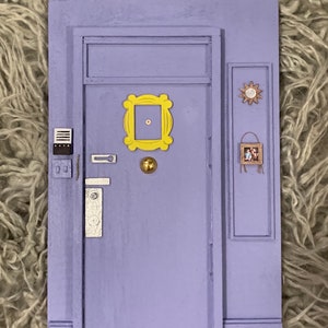 Friends Door Monica’s Purple Apartment - Etsy