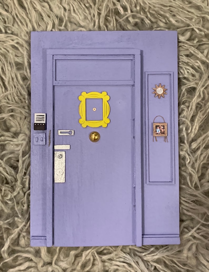 Friends Door Monica’s Purple Apartment - Etsy