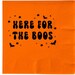 Here for the Boos Napkins, Halloween Cocktail Napkins, Halloween Party ...