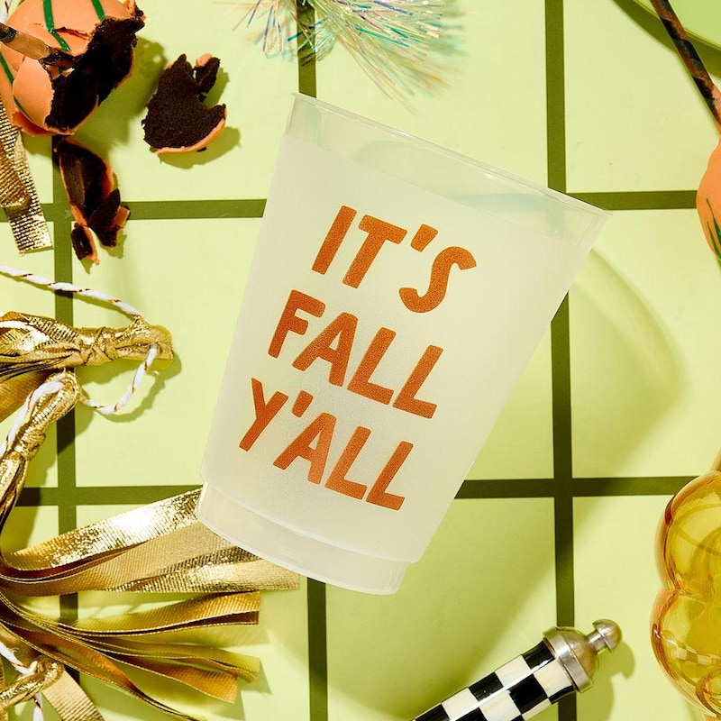 Fall Cups and Napkins - Etsy