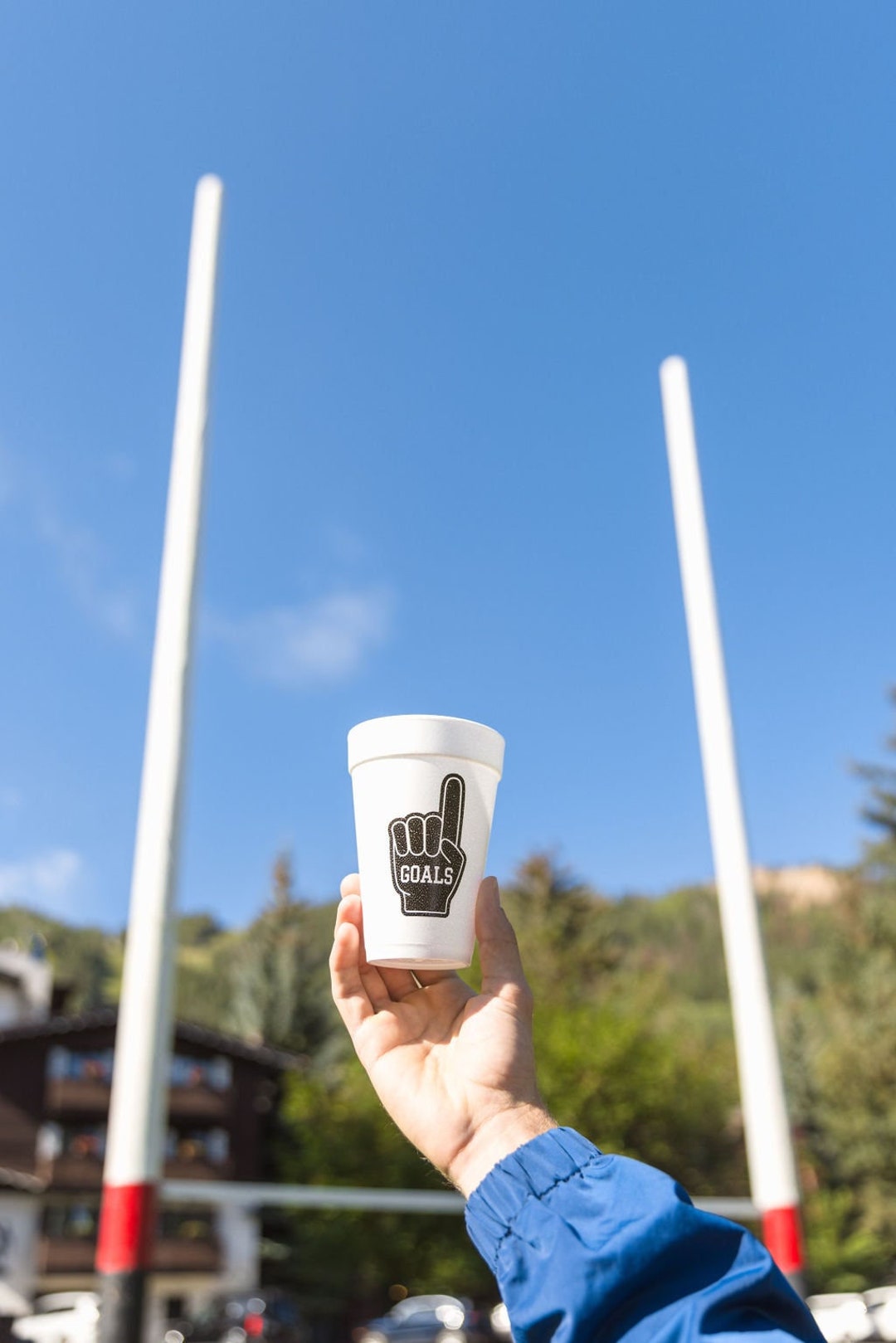 Goals Styrofoam Cups, Tailgate Foam Party Cups, Gameday Cups, Tailgate ...