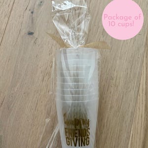 Happy Friendsgiving Frost Flex Thanksgiving Cups, Shatterproof Party ...