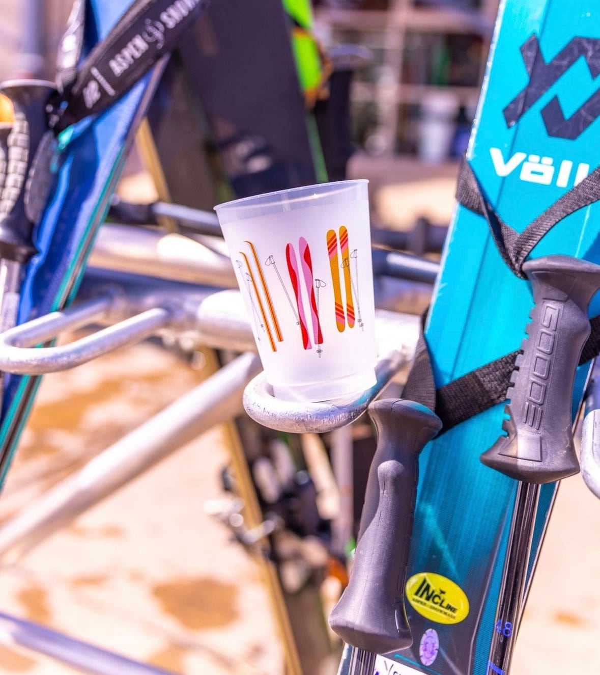 Ski Trip Frost Flex Cups Skis Frost Flex Party Cups - Etsy