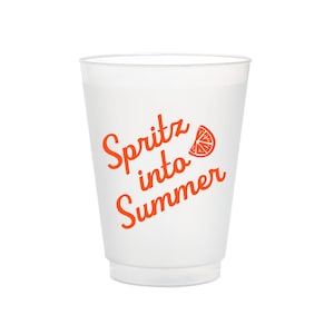 Spritz Into Summer Frost Flex Cups, Aperol Spritz Cups, Summer Cups ...