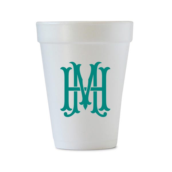 Monogrammed Cups - Etsy