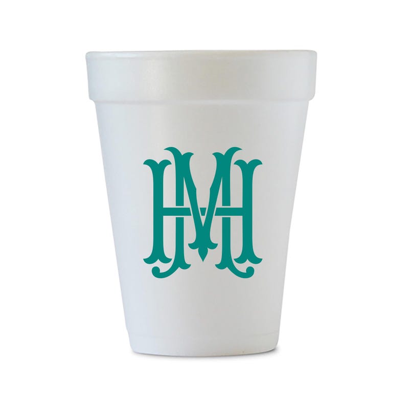 Monogrammed Cups - Etsy