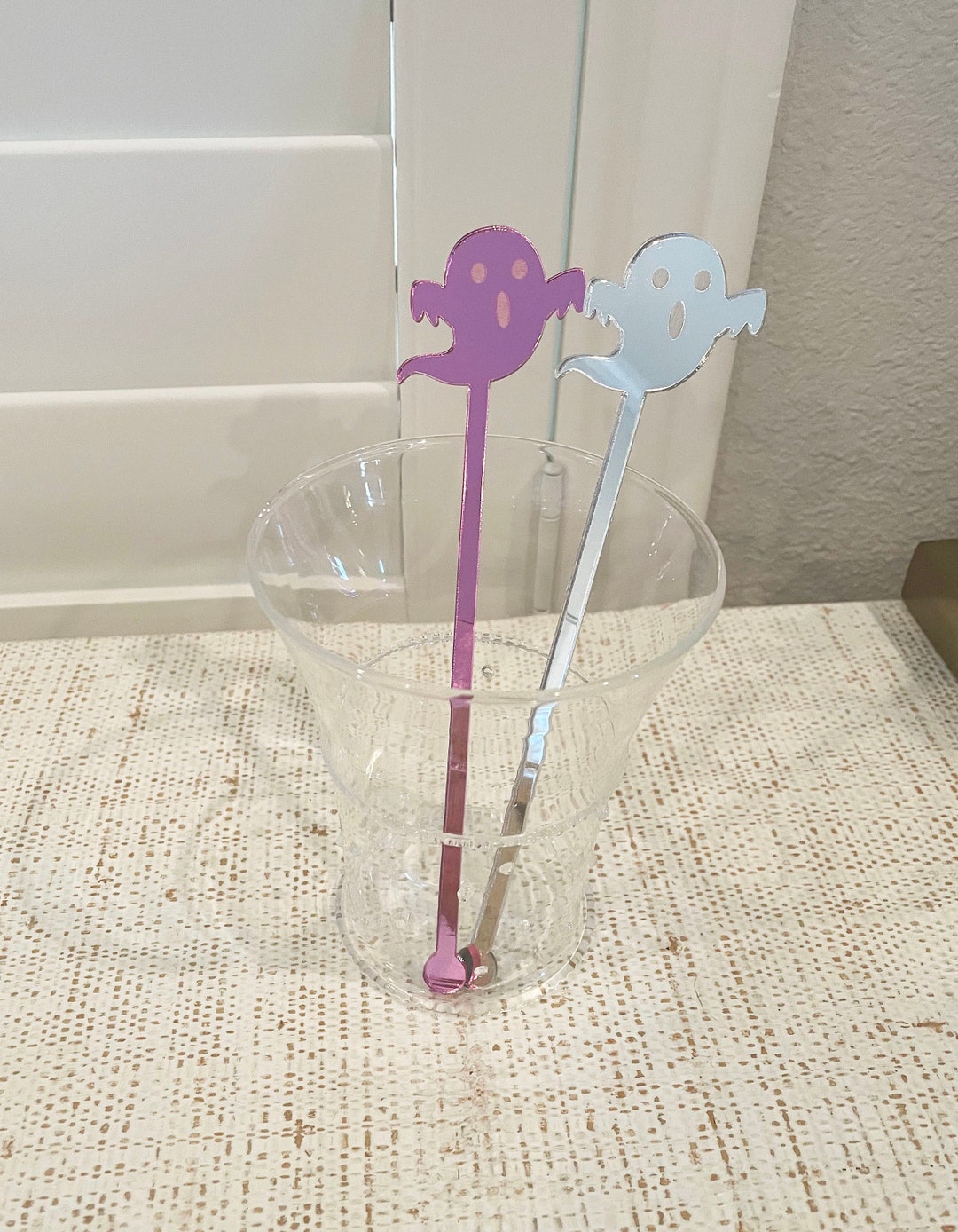 Ghosts Halloween Stir Sticks Halloween Swizzle Sticks - Etsy
