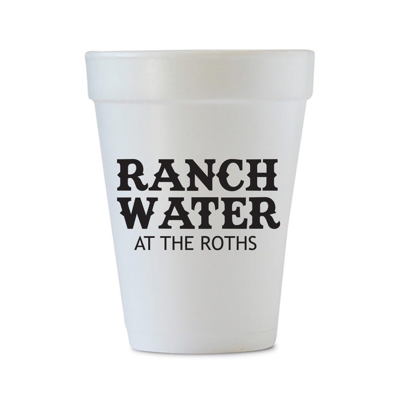 Ranch Water Cups - Etsy