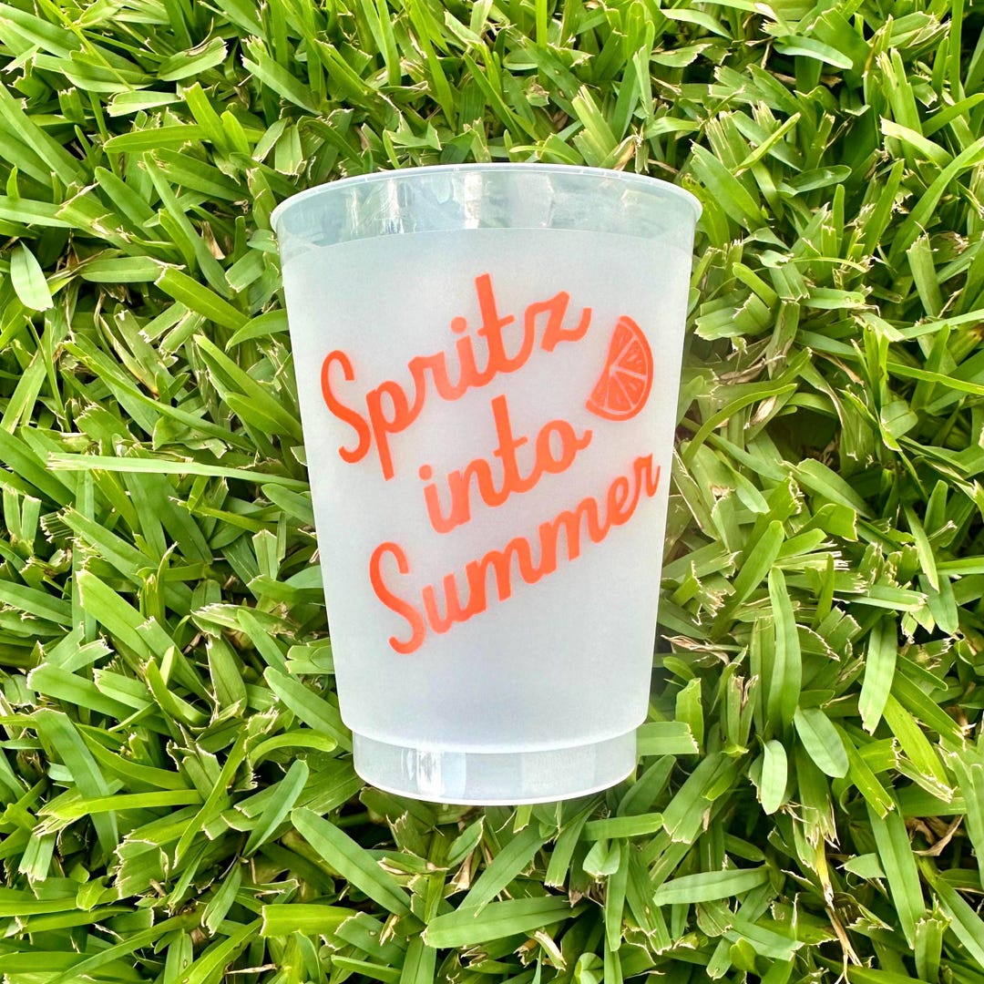 Spritz Into Summer Frost Flex Cups, Aperol Spritz Cups, Summer Cups ...