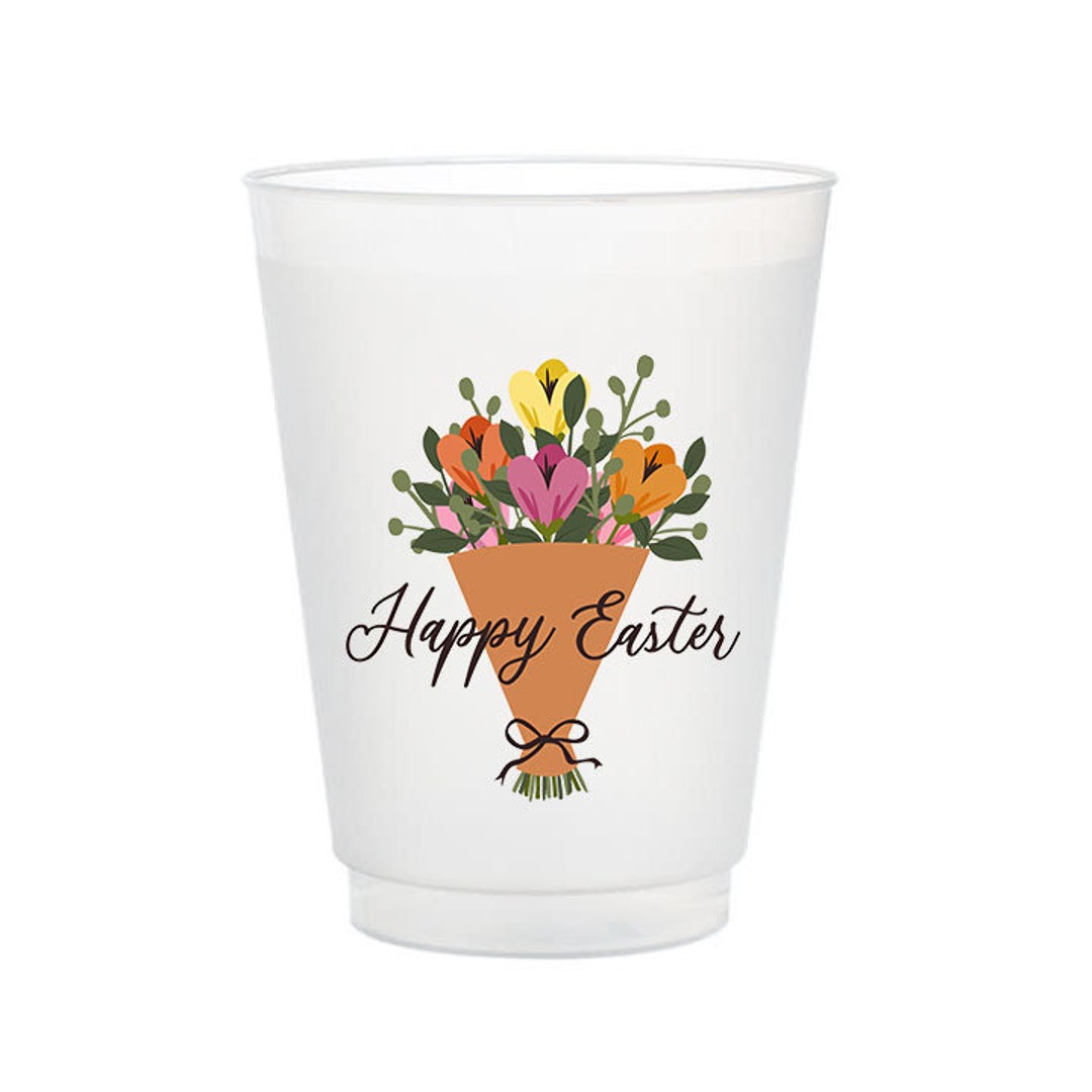 Happy Easter Flex Cups, Easter Sunday Shatterproof Cups, Easter Decor ...