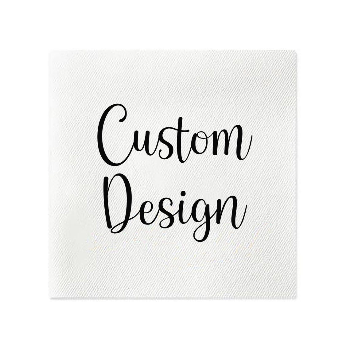 Custom Design Cocktail Napkins, Personalized Napkins, Design Your Own ...