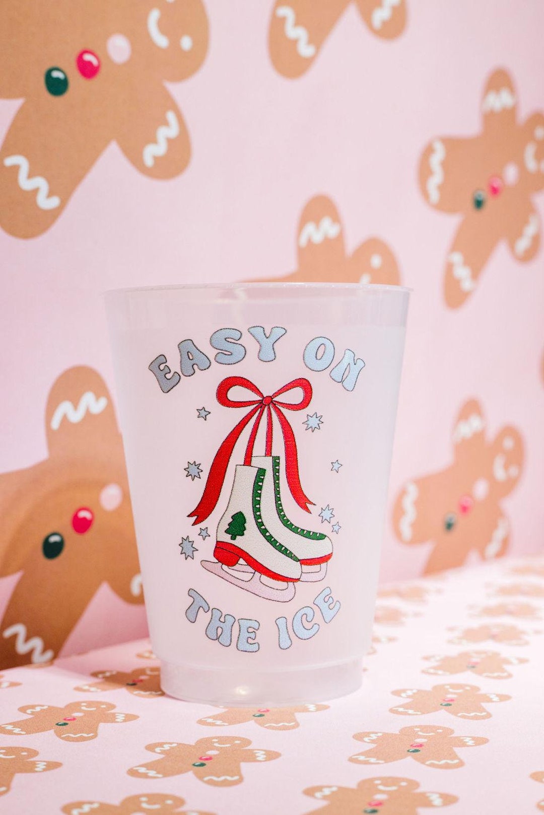 Easy on the Ice, Full Color Frost Flex Cups, Shatterproof Winter Cups ...