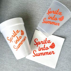 Spritz Into Summer Frost Flex Cups, Aperol Spritz Cups, Summer Cups ...