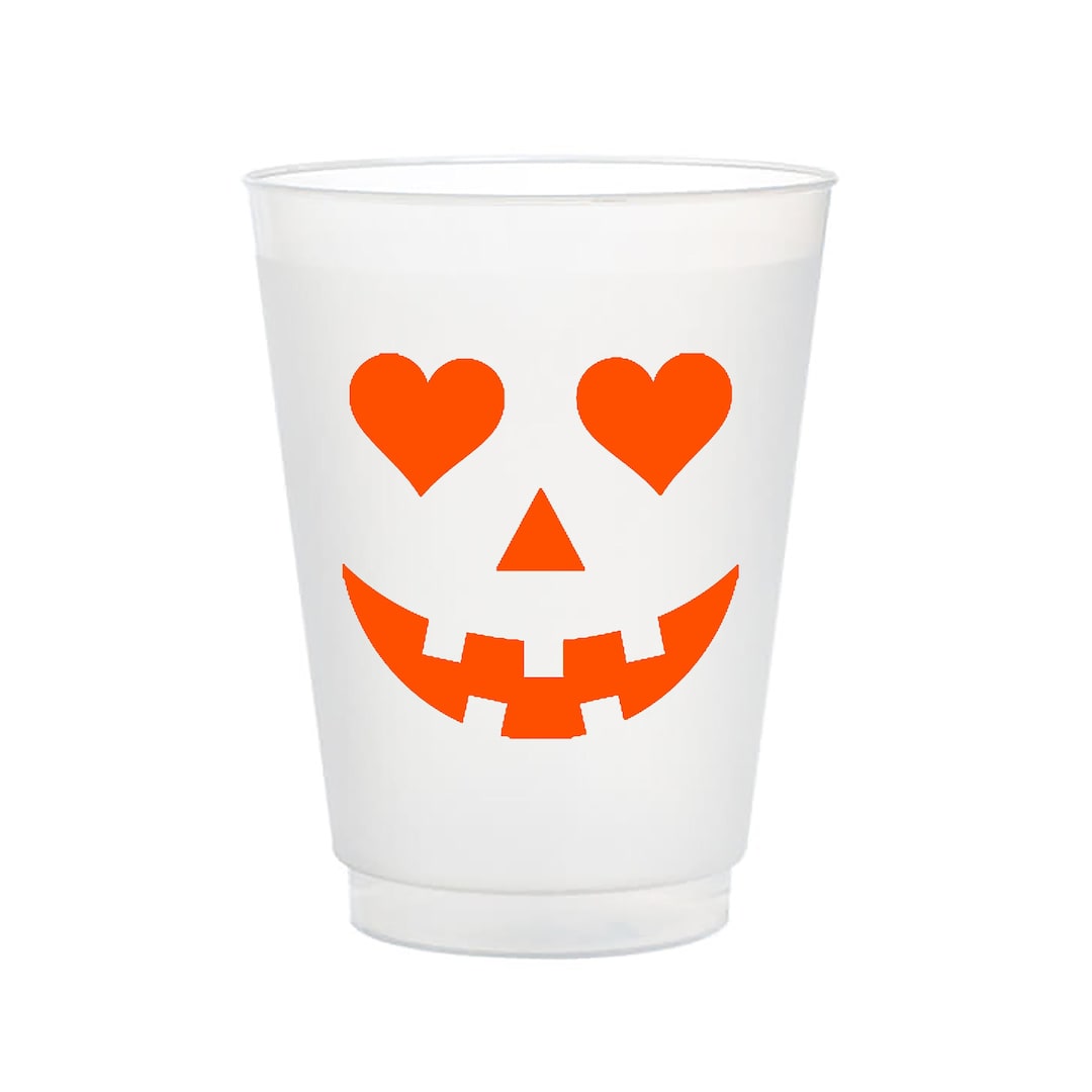 Heart Eyes Jack O Lantern, Halloween Frost Flex Cups, Halloween ...