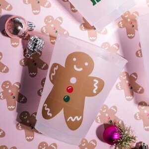 Gingerbread Man, Frost Flex Christmas Cups, Shatterproof Holiday Party ...