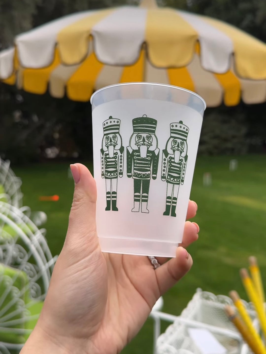 Nutcracker Frost Flex Cups, Christmas Cups, Holiday Frost Flex, Plastic ...
