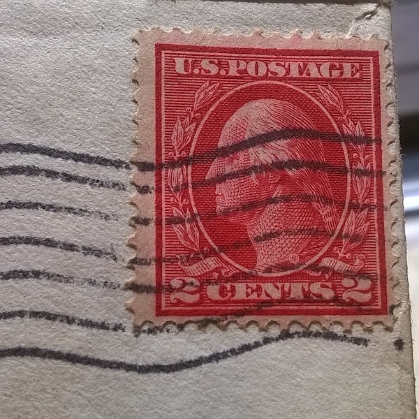 Rare Carmine Stamp - Etsy