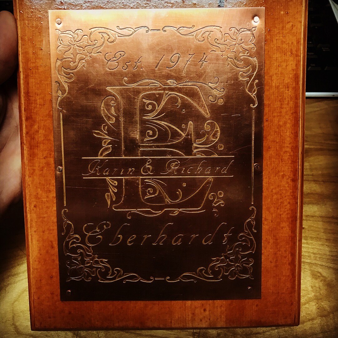 18" X 12" Etched Copper .025" Sheet - Etsy