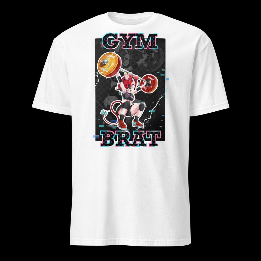 Hololive Gym Brat Weightlifting T-shirt - Etsy