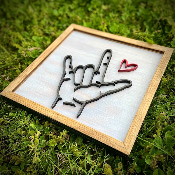 Wooden Love Sign - Etsy