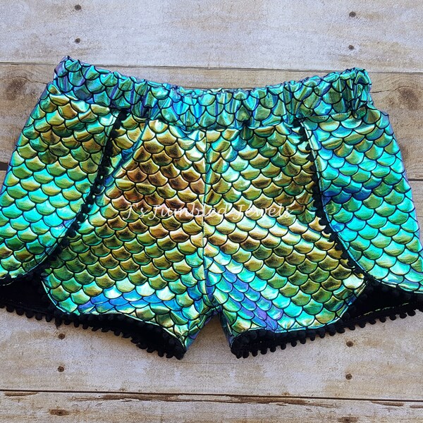 Mermaid Shorts - Etsy