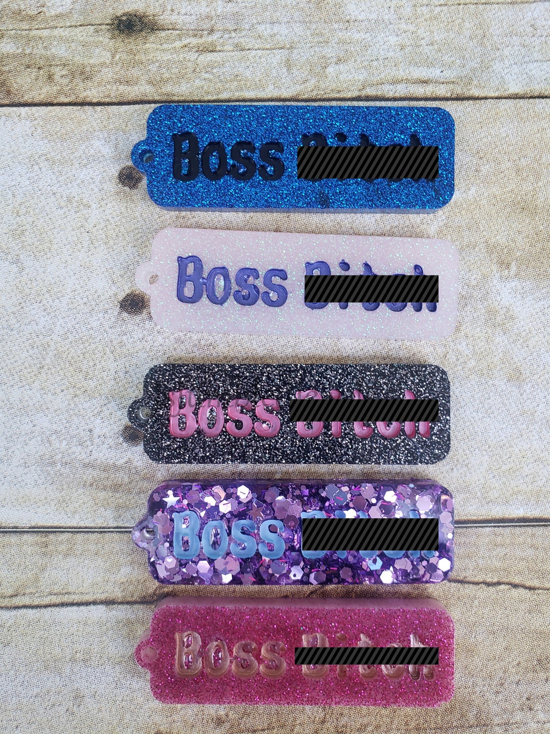 Boss Btch Keychain, Censored, Adults Only, Adult, Over 18, Gag Gift ...