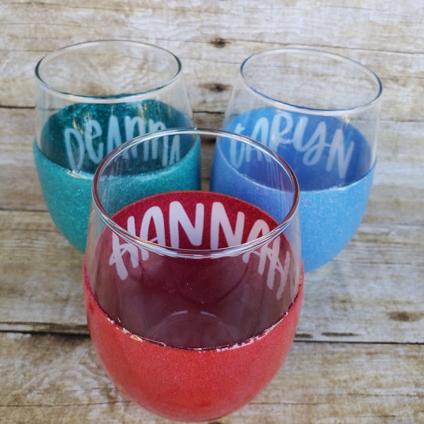 Peek a Boo Wine Glasses - Etsy