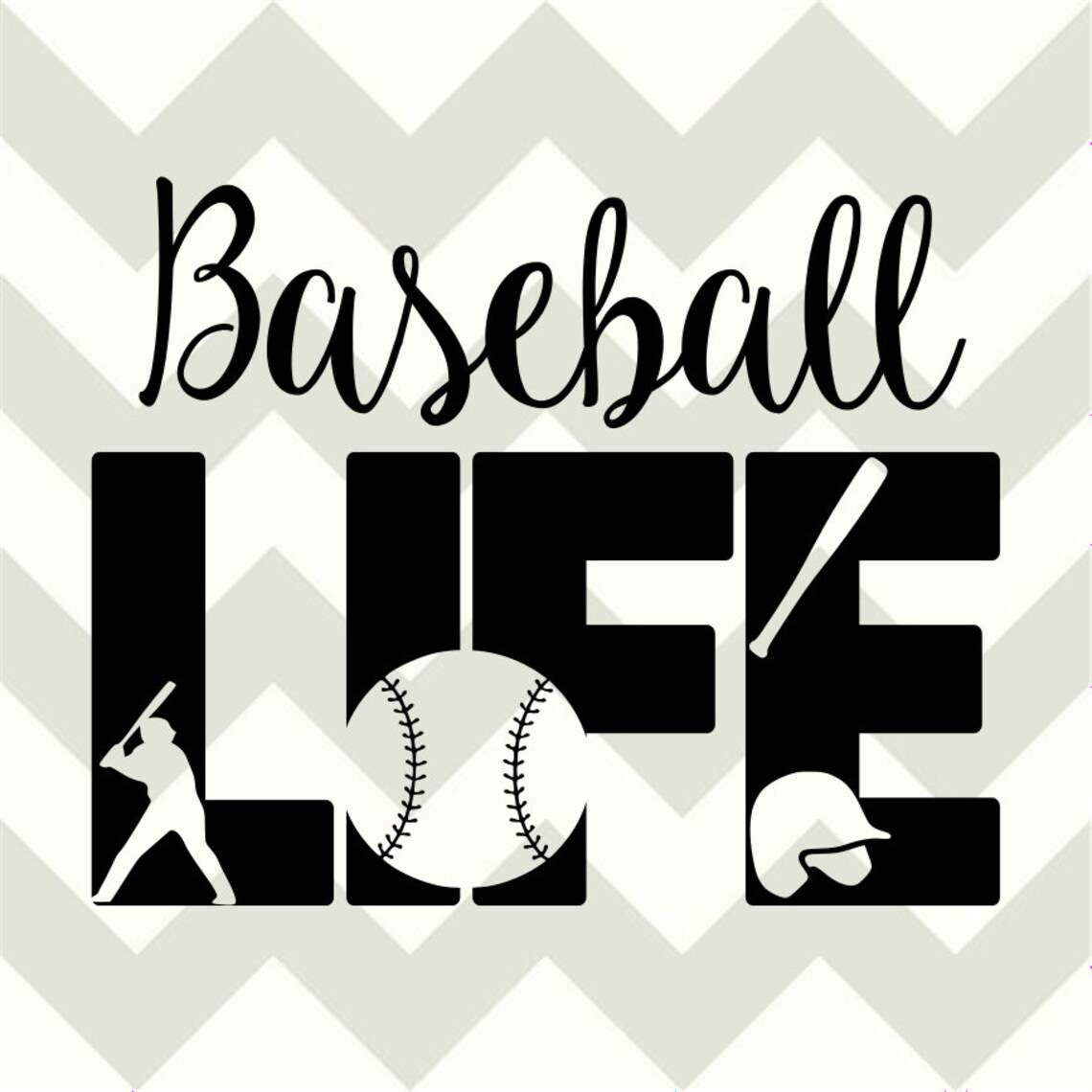 Baseball Life-svg-dxf Cut Files-baseball | Etsy