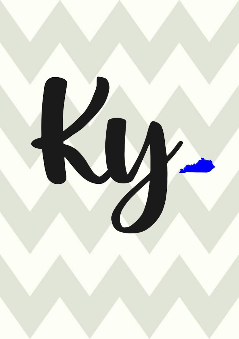 Kentucky-ky-state-svg-dxf-png Cut Files-digital Download - Etsy
