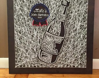 Liquor Bottle String Art 16x16 - Etsy